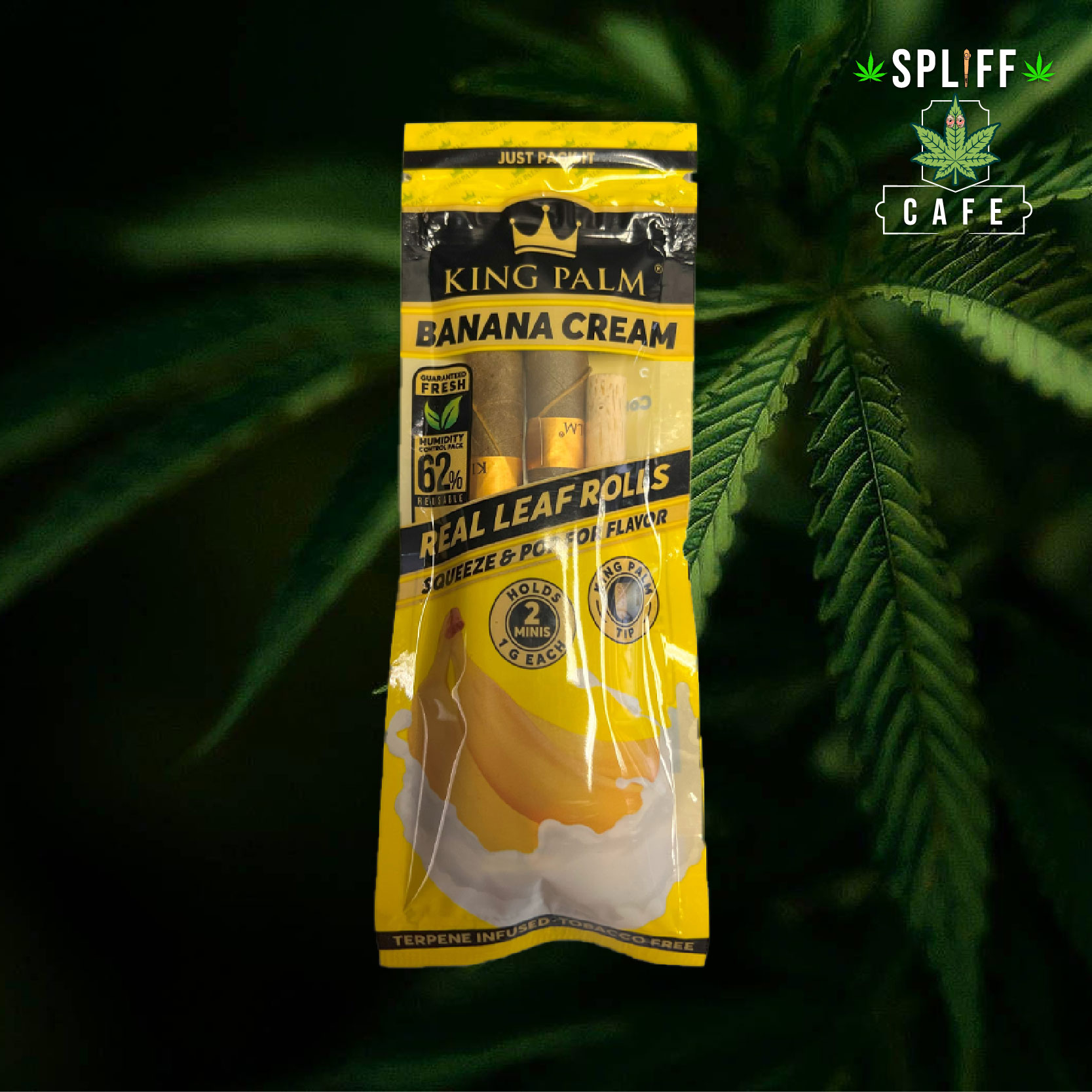 King Palm - Banana Cream Leaf Rolls - Spliff Cafe