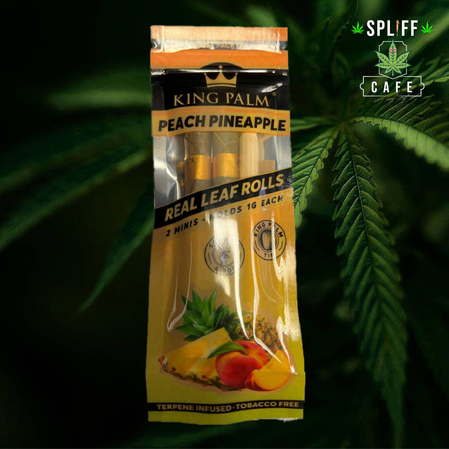King Palm - Peach Pineapple Leaf Roll - Spliff Cafe