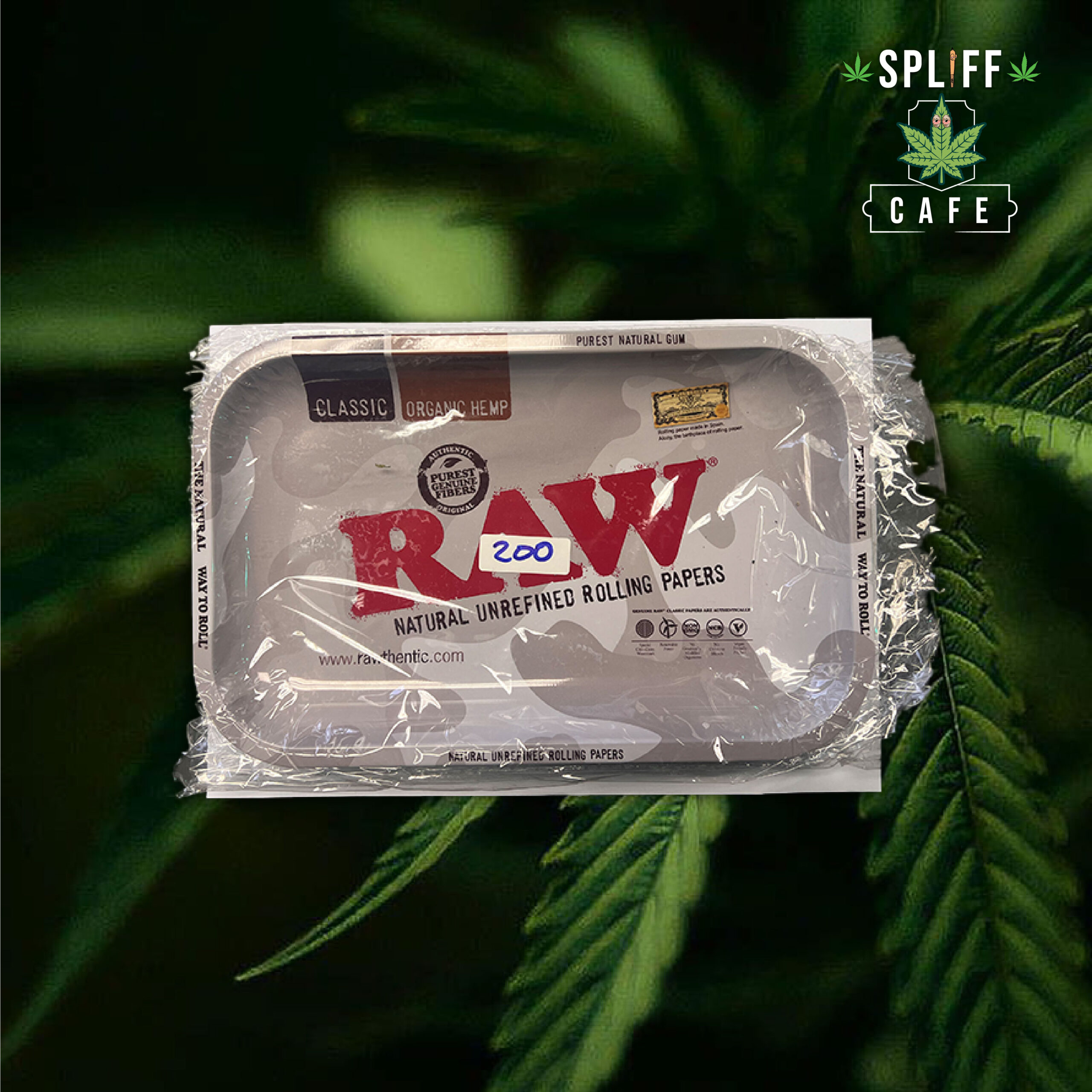 RAW Classic Organic Hemp Rolling Tray - Spliff Cafe